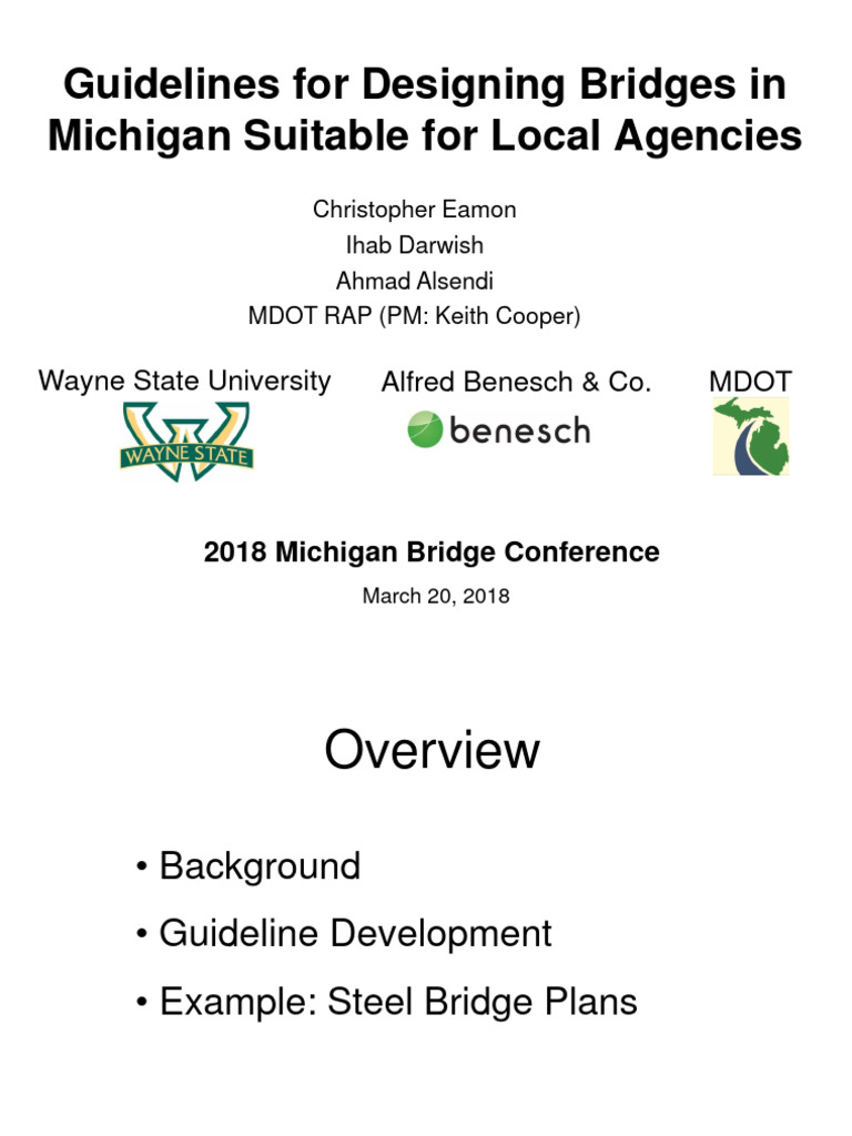 Michigan Bridges Info | PDF | Beam (Structure) | Bridge