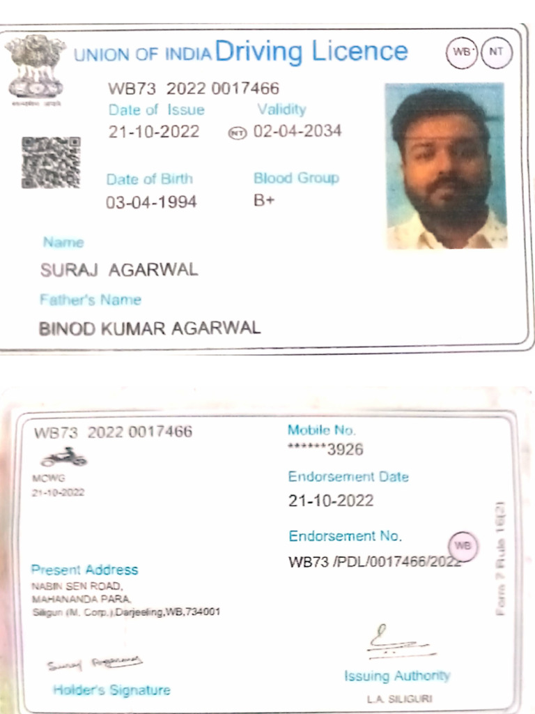 Driving License | PDF