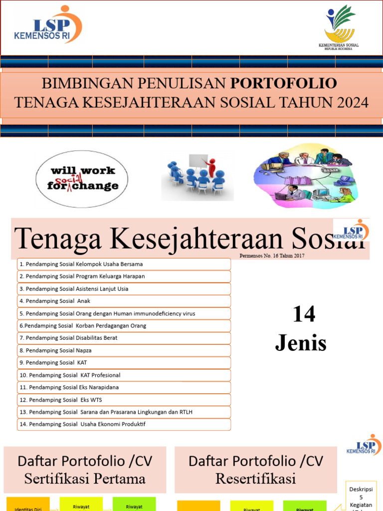 PENYUSUNAN_PORTOFOLIO_TENAGA_KESEJAHTERAAN_SOSIAL_(TKS)_2024-1- | PDF