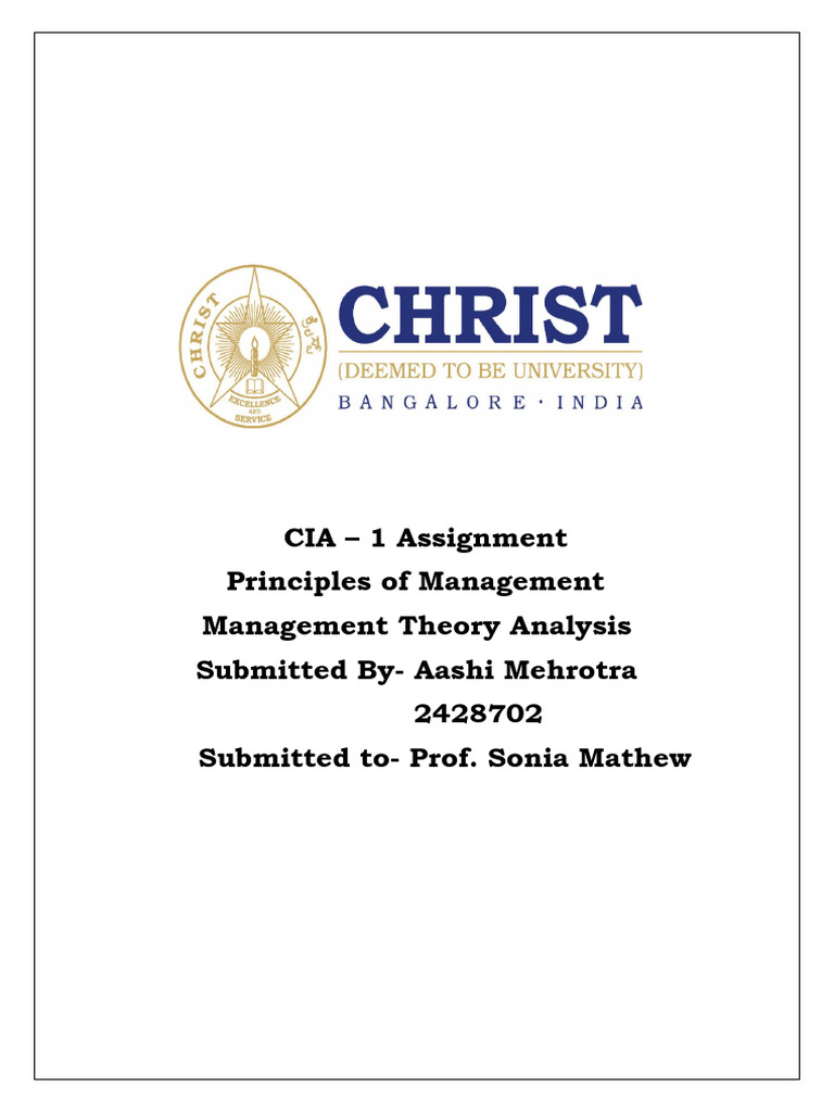 Cia 1 | PDF | Leadership | Creativity