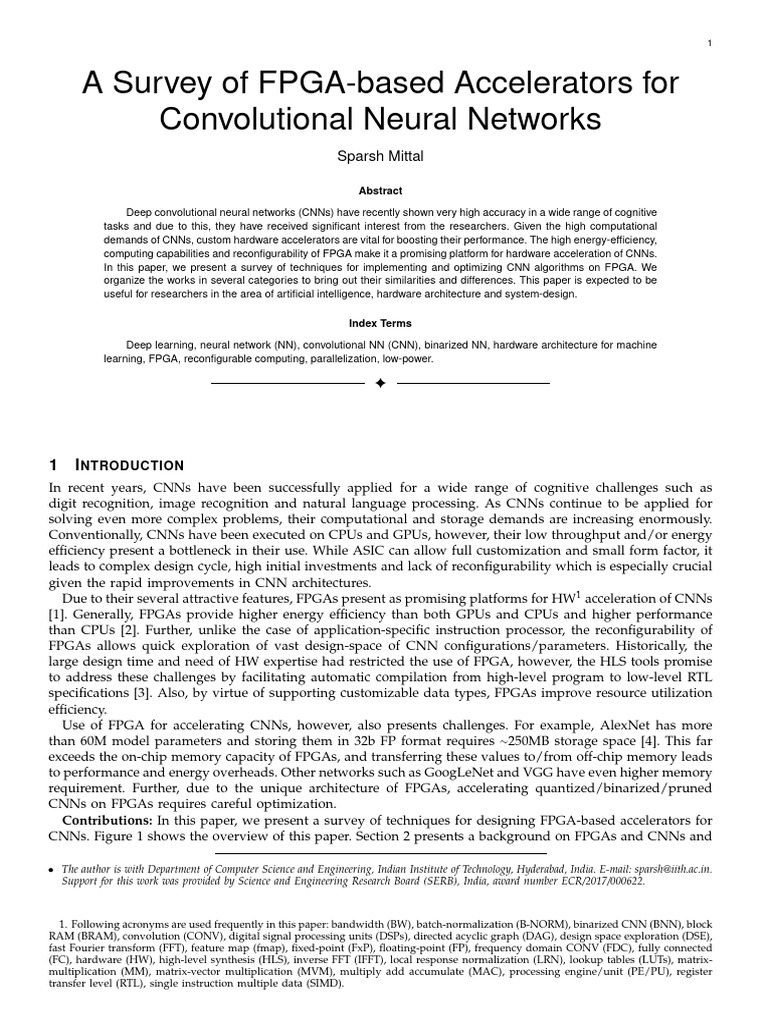 A Survey Of Fpga Based Accelerators For Pdf Field Programmable Gate