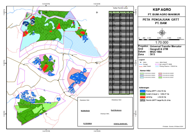 Peta Rencana GRTT 13 SD Up - Ed | PDF