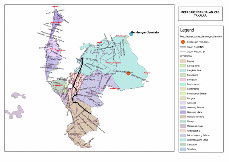 PETA JARINGAN JALAN FOR PLN | PDF