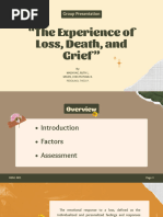 Brief Grief Questionnaire (BGQ) : Do Not Circulate Without Written ...