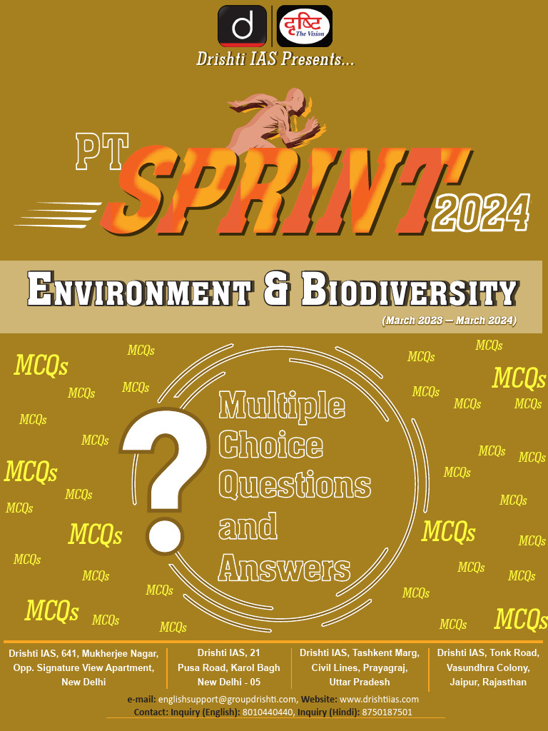 Environment & Biodiversity - Qus & Ans. | PDF | Multiple Choice ...