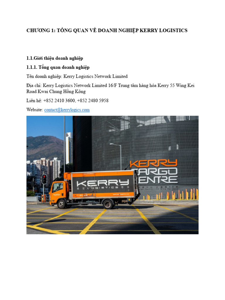 Asm Nhóm3-Kerry Logistics | PDF