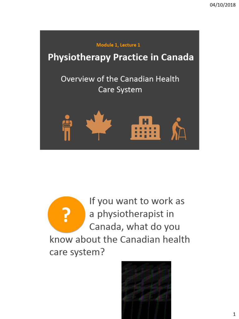 Overview of The Canadian Health Care System | PDF | Physical Therapy ...