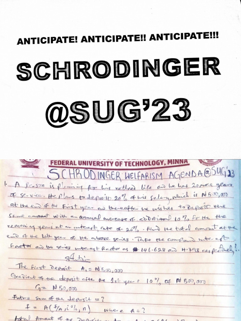 Mee321 (Schrodinger-S PQ Solution) | PDF