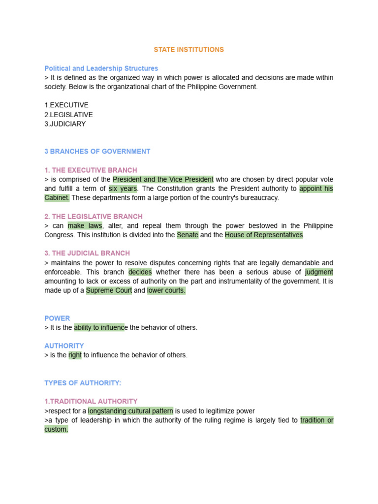 State & Non State Institutions | PDF | Cooperative | Employment