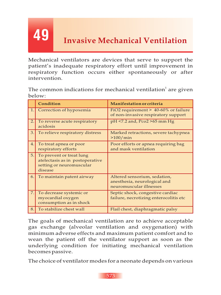 Invasive Machanical Ventilation - 2019 | PDF | Physiology | Pulmonology