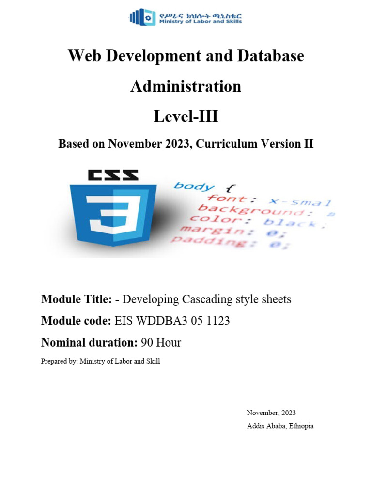 TM05 Developing Cascading Style Sheets | PDF | Web Design | Websites