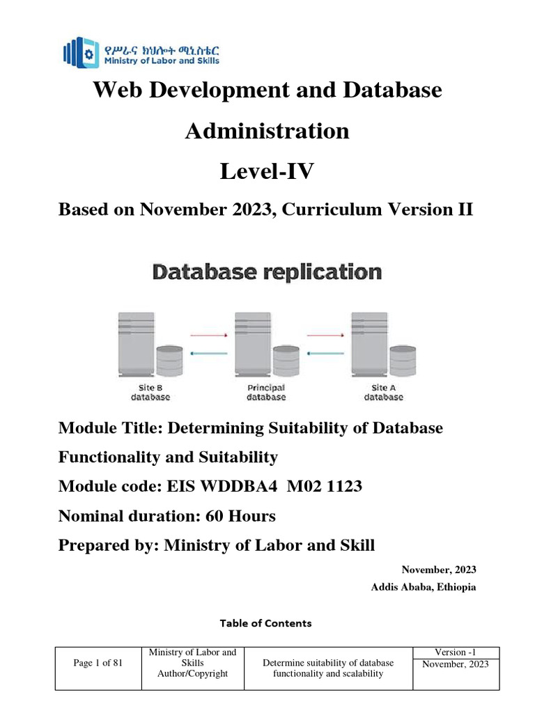 TM02 Determine Suitability of Database Functionality and Scalability | PDF | Databases | Goal