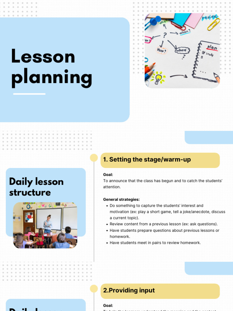 Lesson Planning | PDF | Learning | Second Language