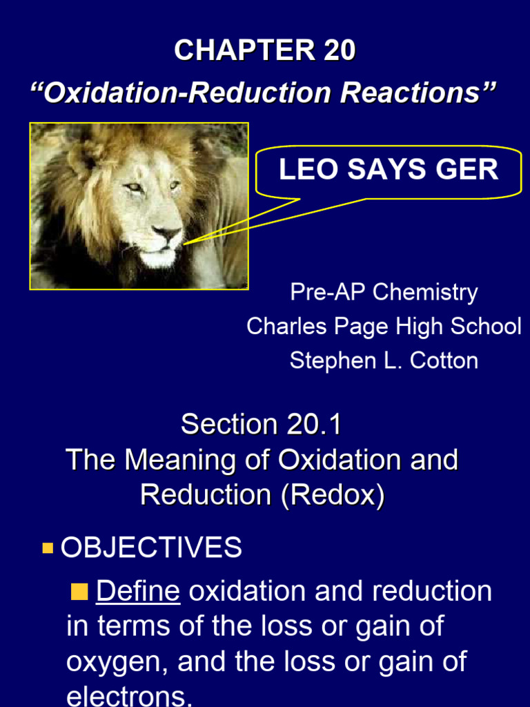 Pre-AP Chemistry: Redox Reactions | PDF | Redox | Corrosion