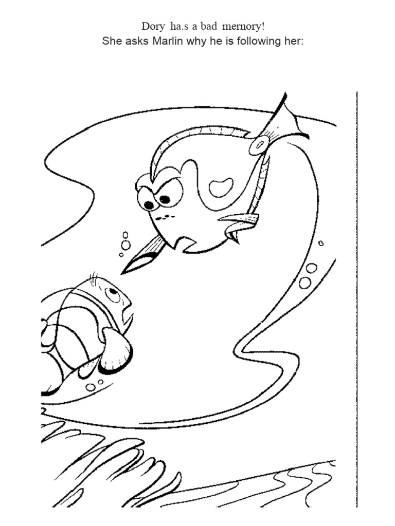 Carte de Colorat - Finding Nemo | PDF