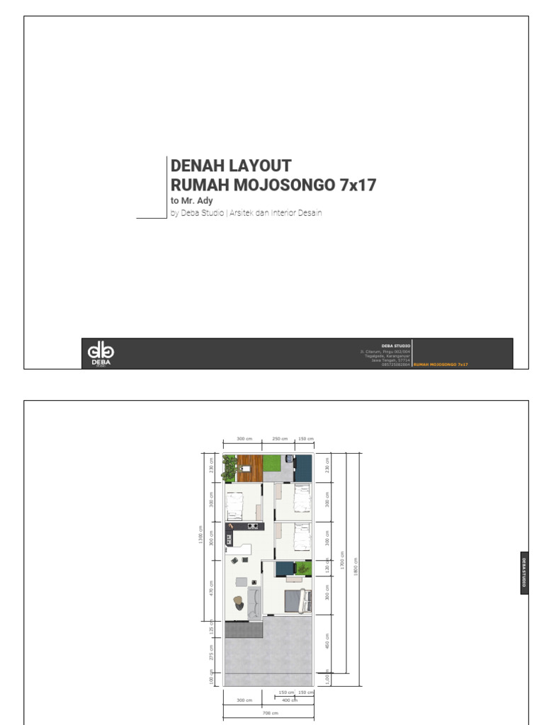 Rev.0 Pengajuan Denah Layout To Mr. Ady Mojosongo | PDF