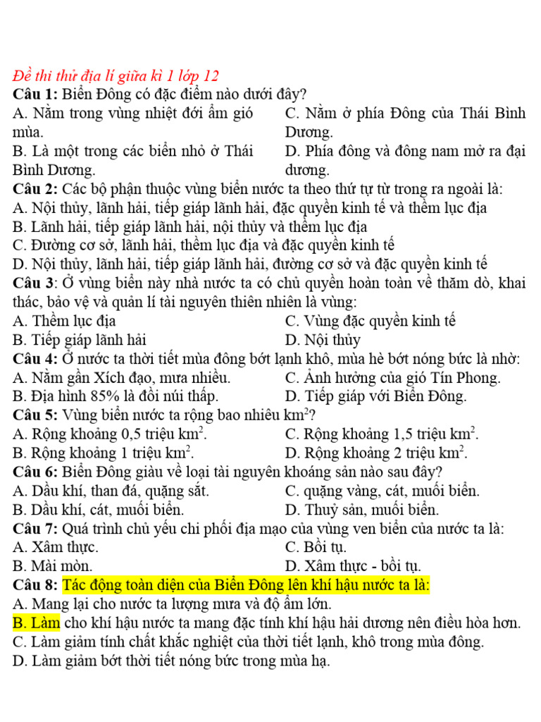 thi thu | PDF