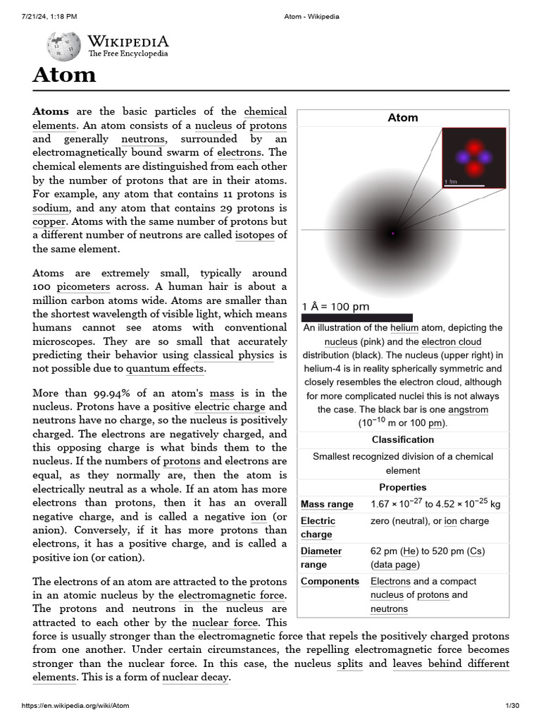 Understanding the Helium Atom | PDF | Atoms | Atomic Nucleus