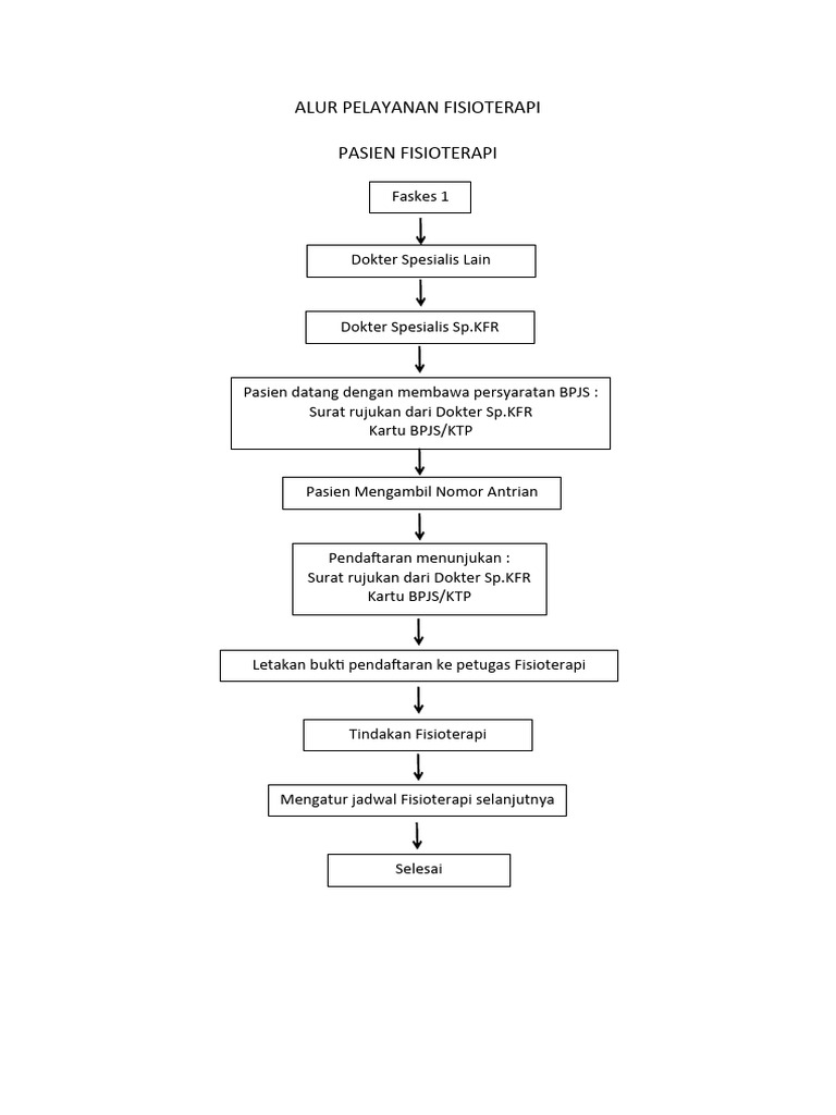 Alur Pelayanan Fisioterapi BPJS | PDF