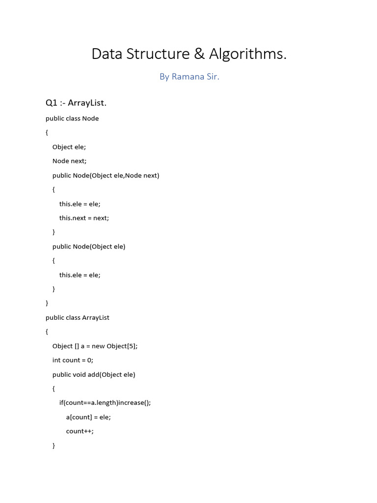 Data Structure | Download Free PDF | Computer Programming | Algorithms ... Data Structure | Download Free PDF | Computer Programming | Algorithms ...