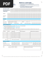 Claim Reimbursement Form | PDF | Banks | Physician