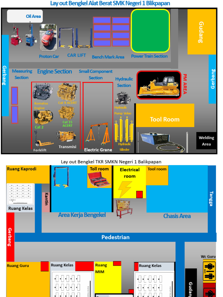 Denah Auto Dept. | PDF | Mechanical Engineering