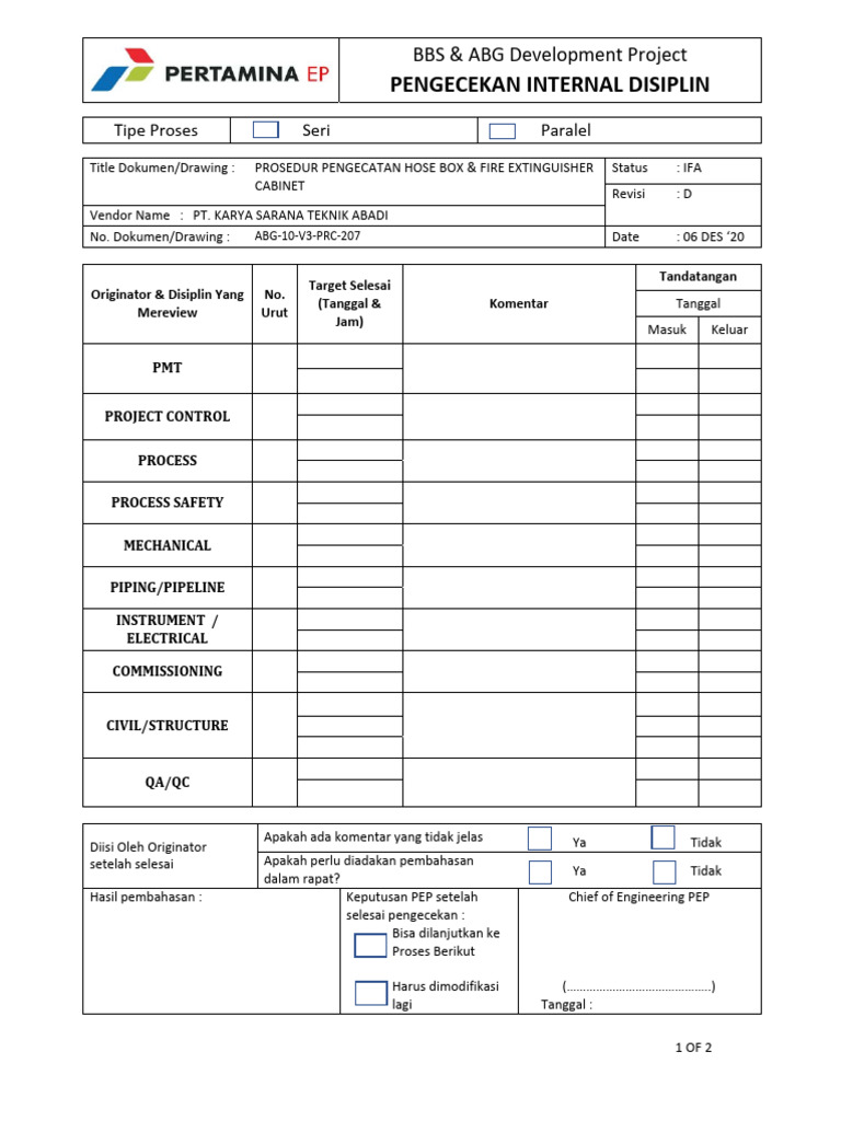 Prosedur Pengecatan Hose Box & Fire Extinguisher Cabinet | PDF ...