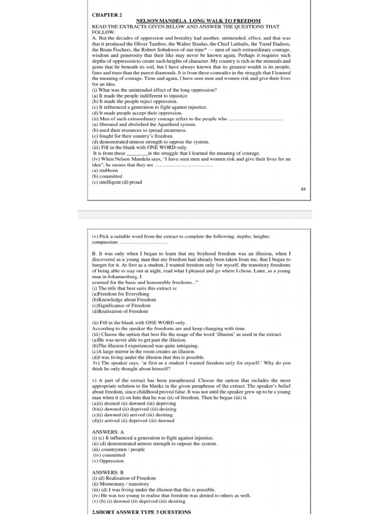 Nelson Mandela Notes | PDF