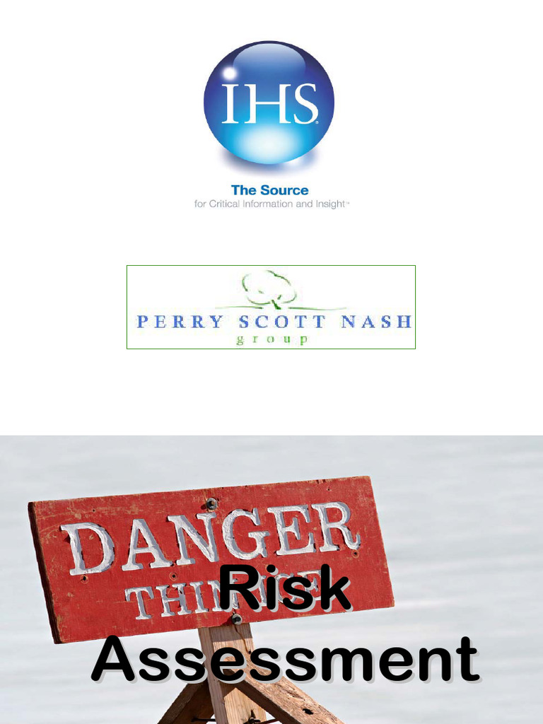 IHS - Risk Assessments | PDF | Risk | Occupational Safety And Health