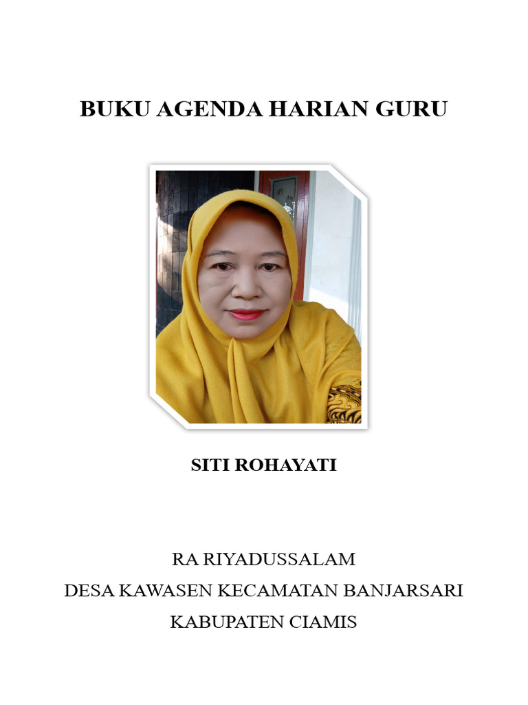 Cover Buku Agenda Harian Guru | PDF