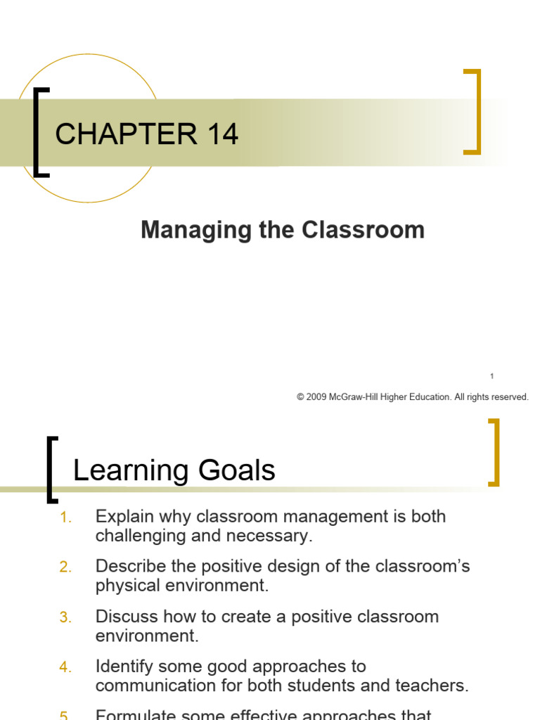 Santrock4 PPT ch14 | PDF | Classroom | Learning