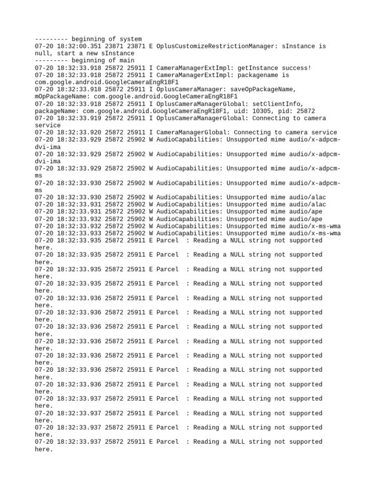 Log Cat 1721475153810 | PDF | Computer Architecture | Computer Engineering