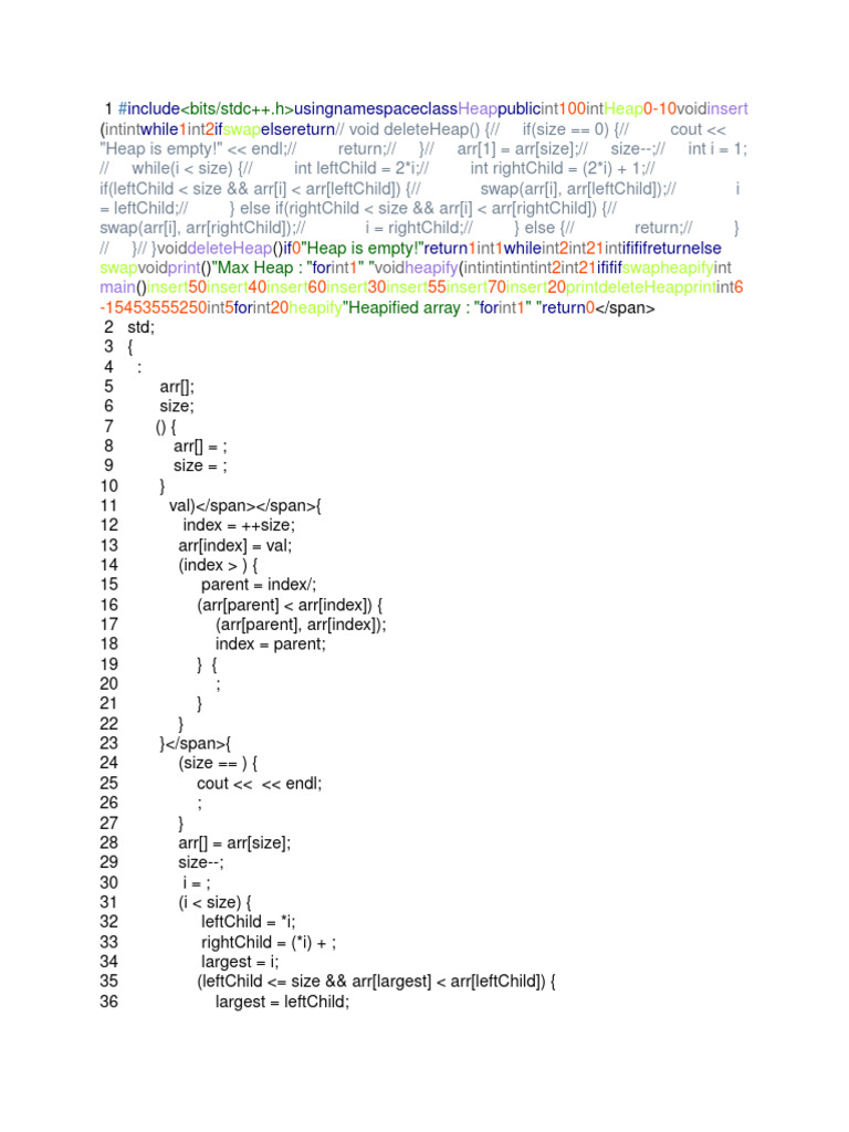 Lecture-074 1 Heap Introduction - CPP | PDF | Computer Programming