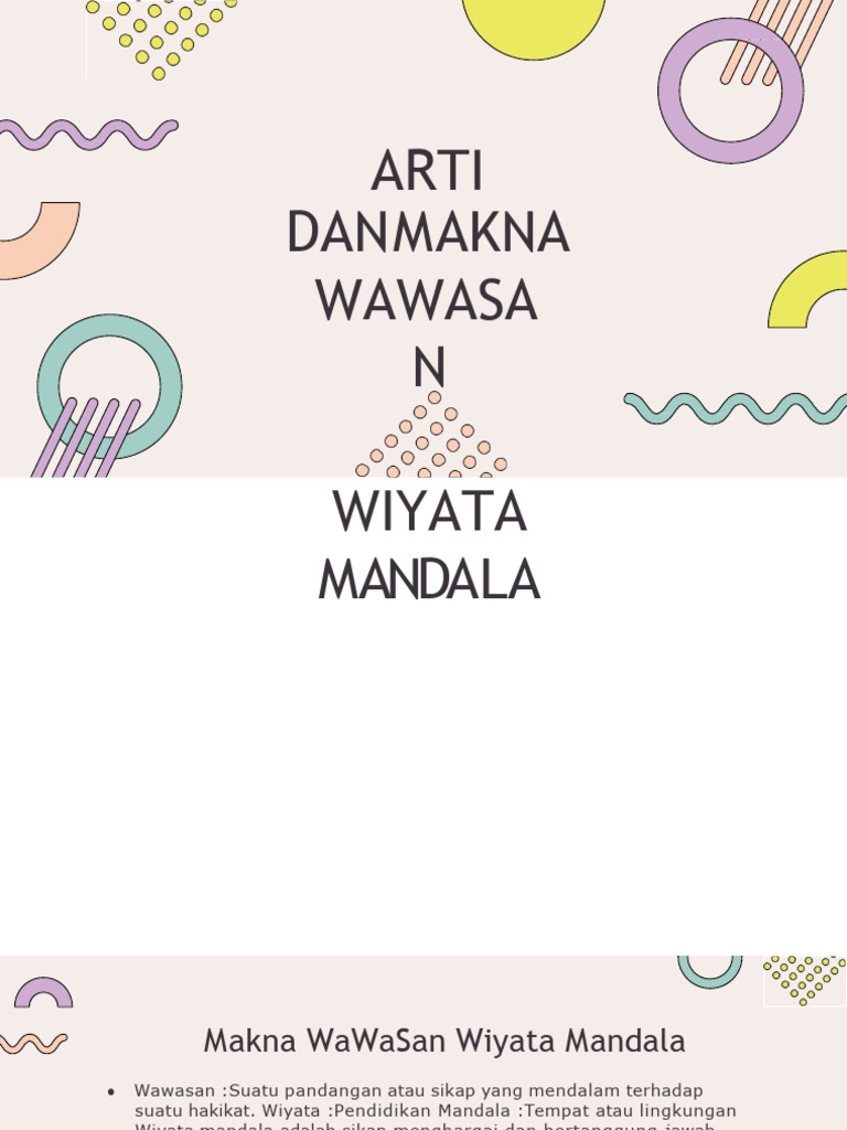 Wawasan Wiyata Mandala | PDF
