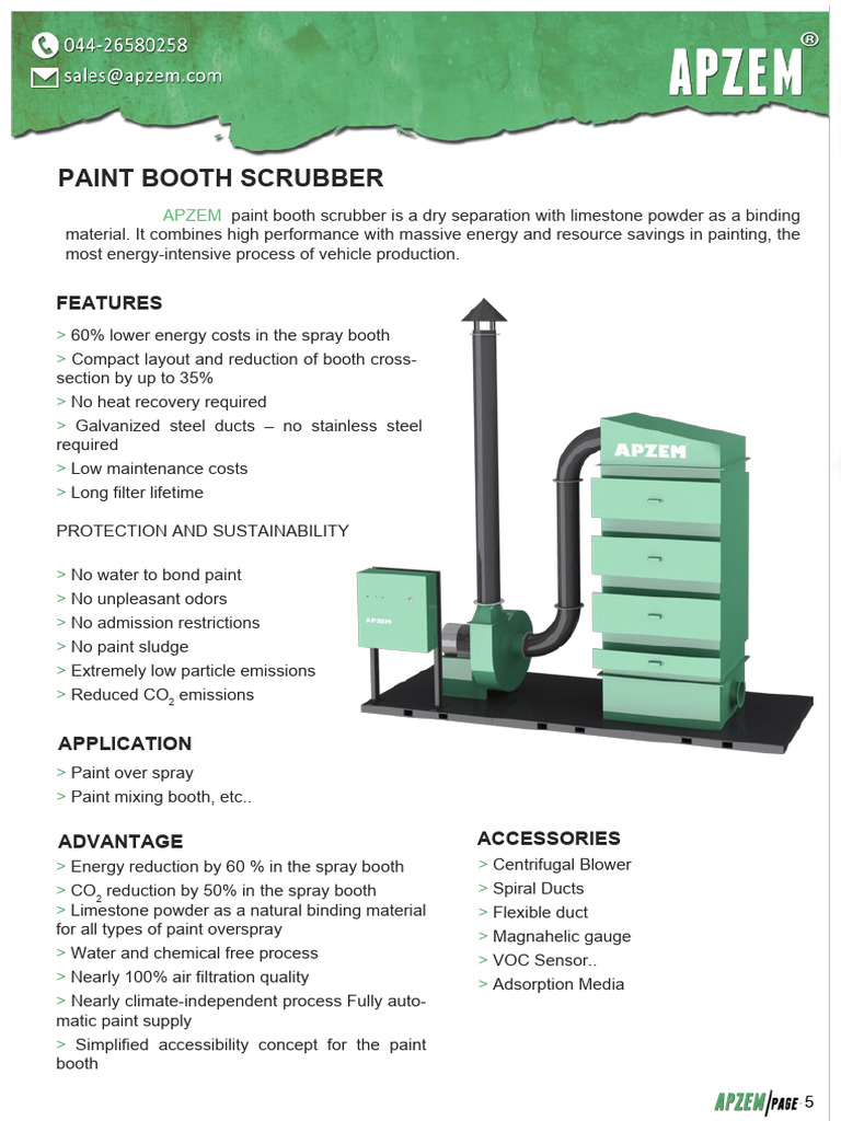 Paint Booth Scrubber | PDF