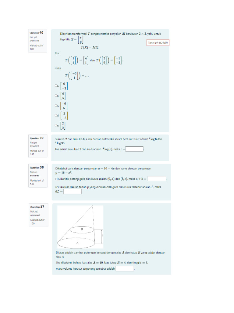 Simulasi Matematika SM ITB | PDF