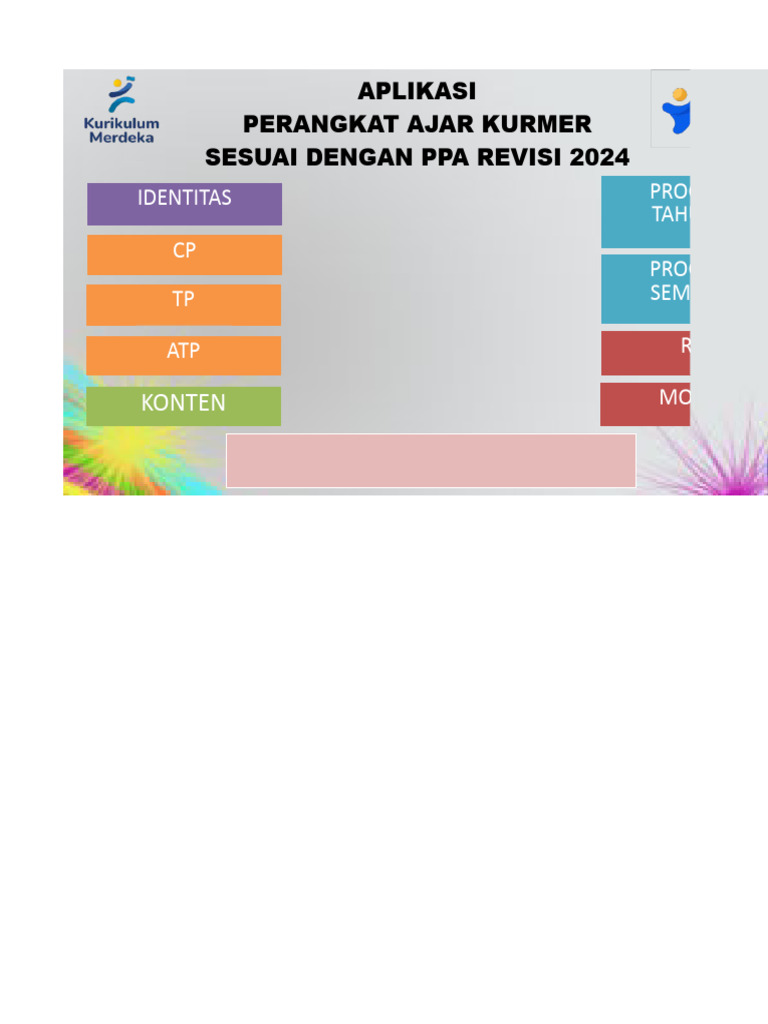Asf - Aplikasi Perangkat Ajar Kurmer Revisi 2024 - Sekbin | PDF