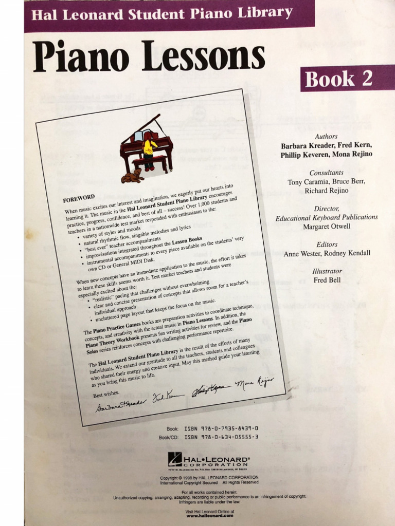 PianoLessonBook2-EN-Scan 3 | PDF