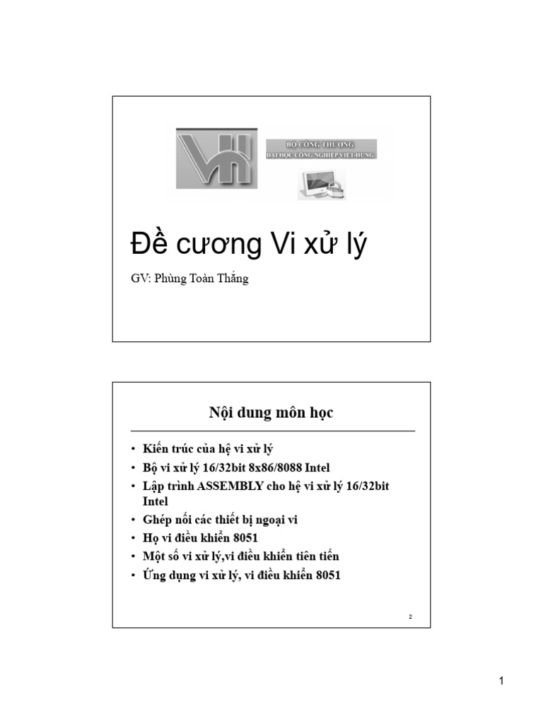 De Cuong Bai Giang | PDF