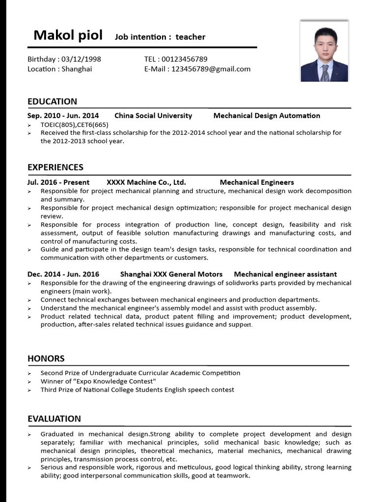 Makol CV | PDF | Art