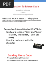 Morse Code Cheat Sheet | PDF