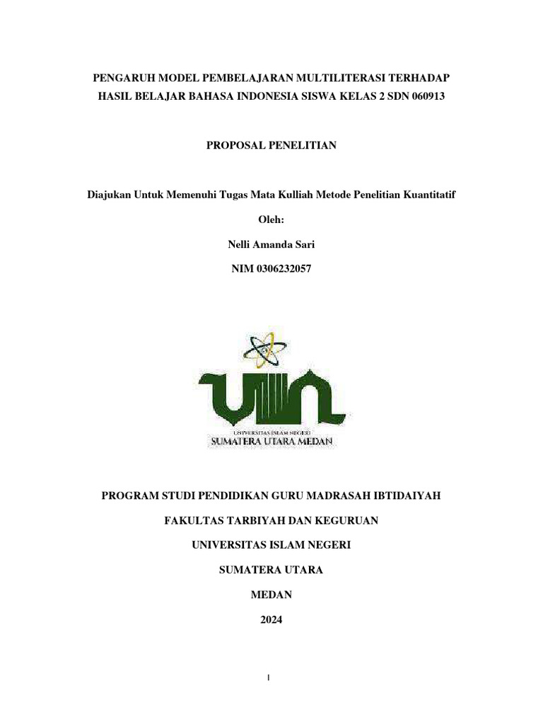 Kuantitatif Nelli Amanda Sari | PDF