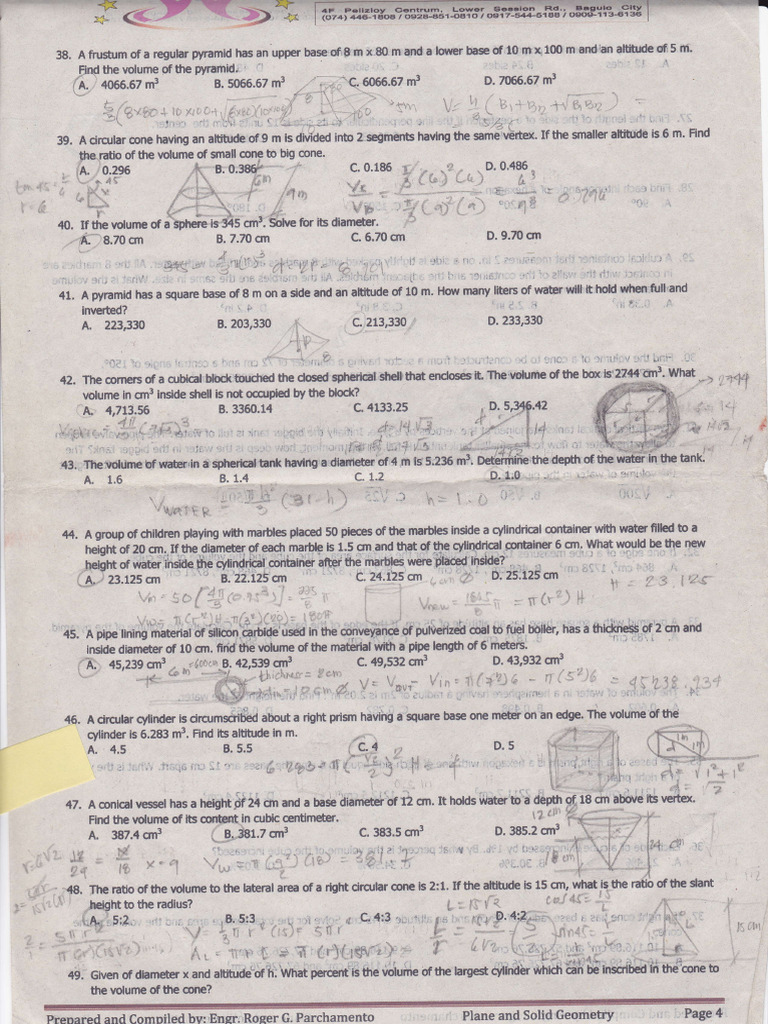 IMG - 0003 (DF Solid Geom Reviewer 003) | PDF | Euclidean Geometry | Geometric Shapes
