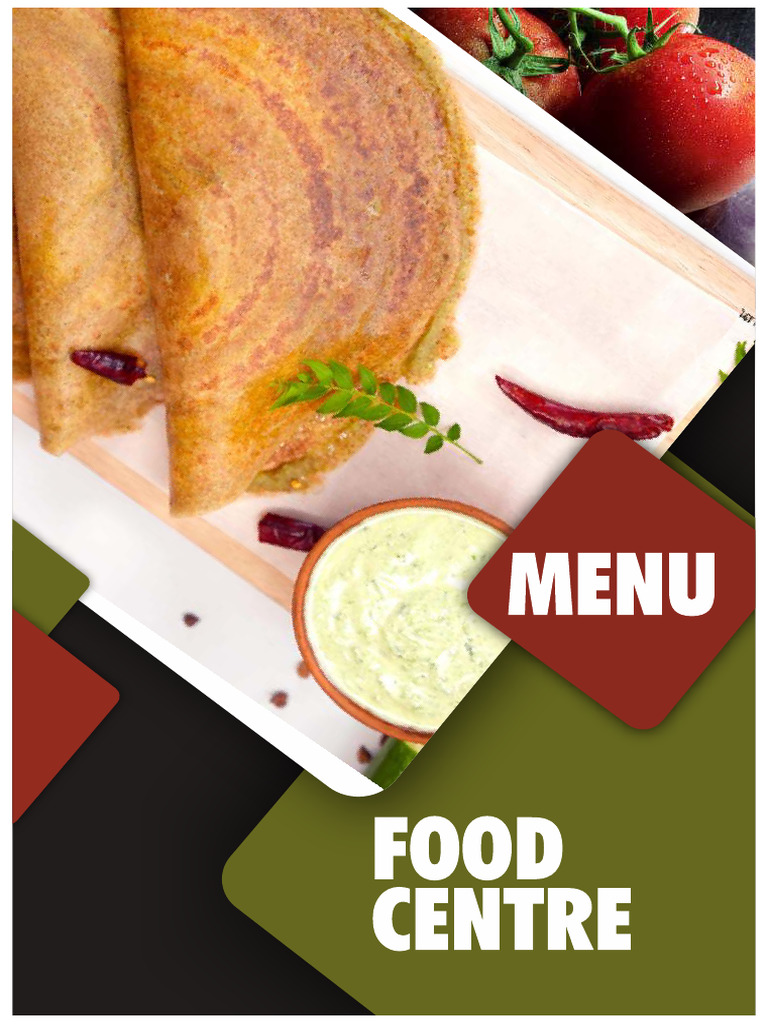 Food Center Menu | PDF