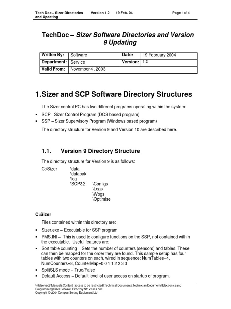 Sizer Software Directory Structures Pdf Computer File Directory Computing 7319