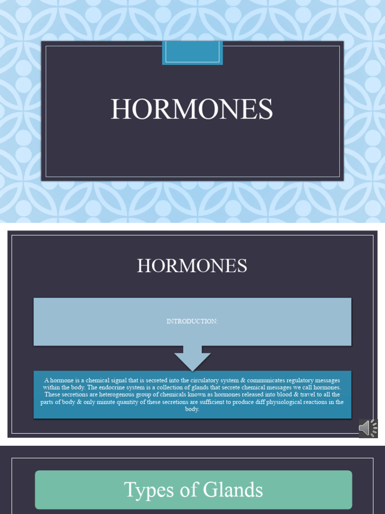 Hormones | PDF | Hormone | Endocrine System