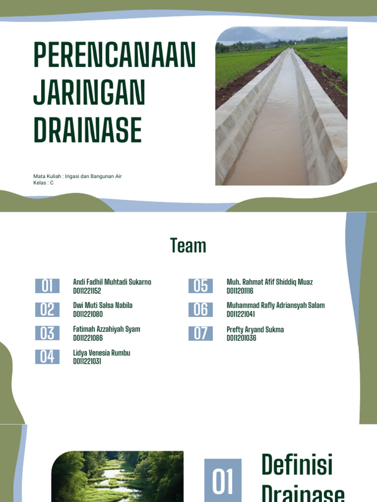 Perencanaan Jaringan Drainase Efektif | PDF