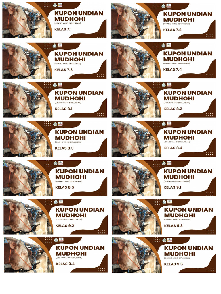 Kupon Undian PHQ | PDF