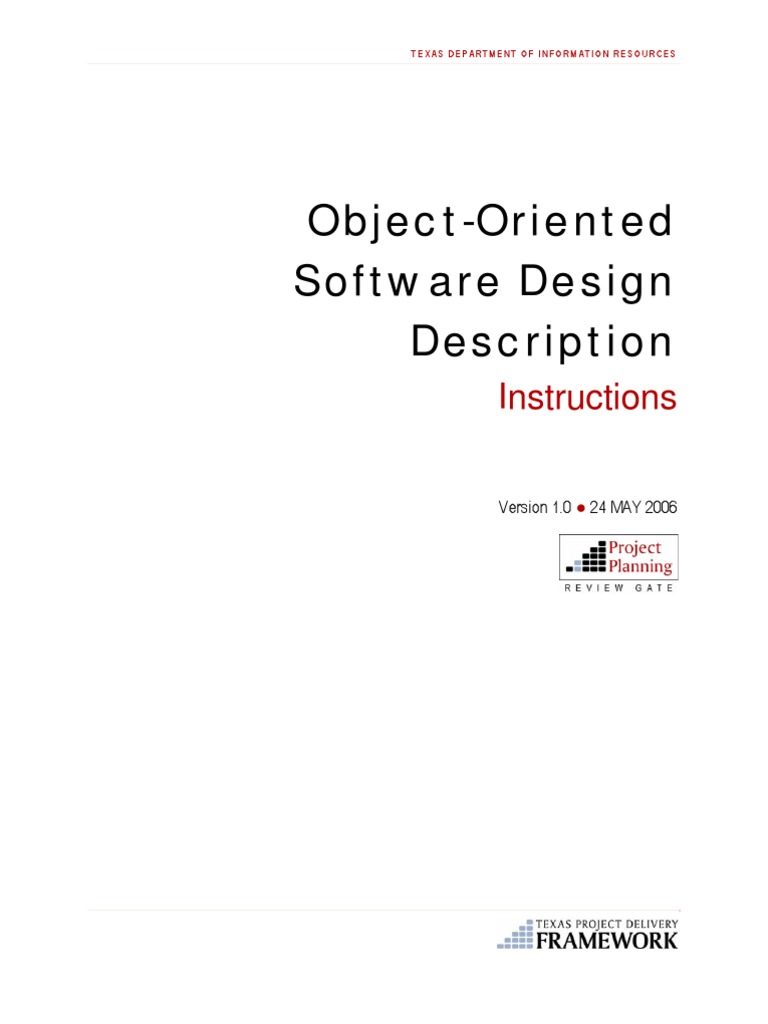 Object-Oriented Software Design Description | PDF | Component Based ...