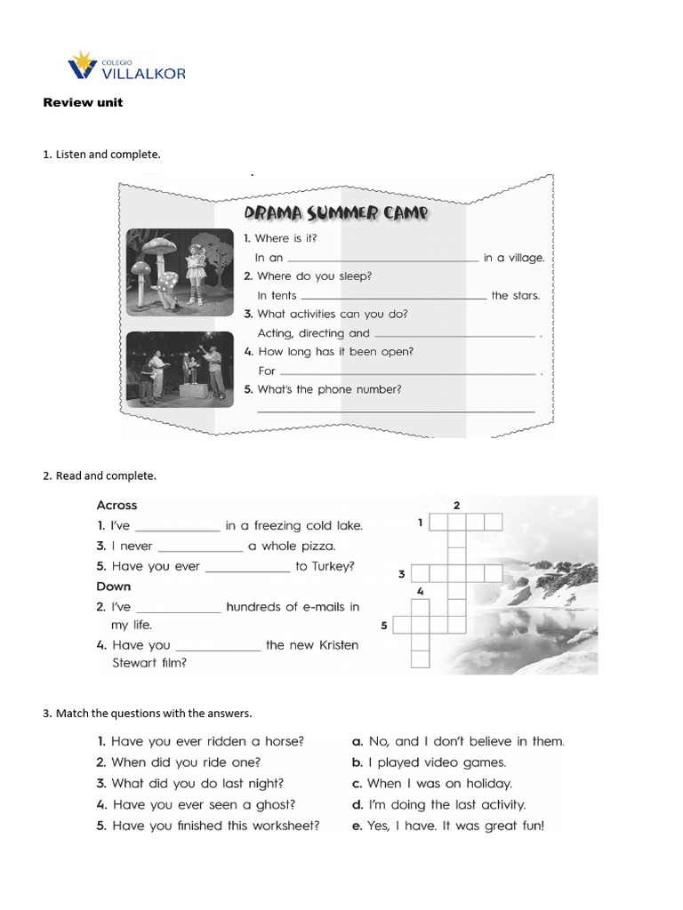 Unit 6 Review Exercises | PDF